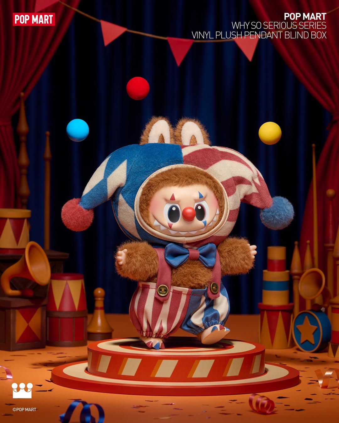 POPMART Why So Serious Plush Pendant Blind Box Series – WonderPort ...