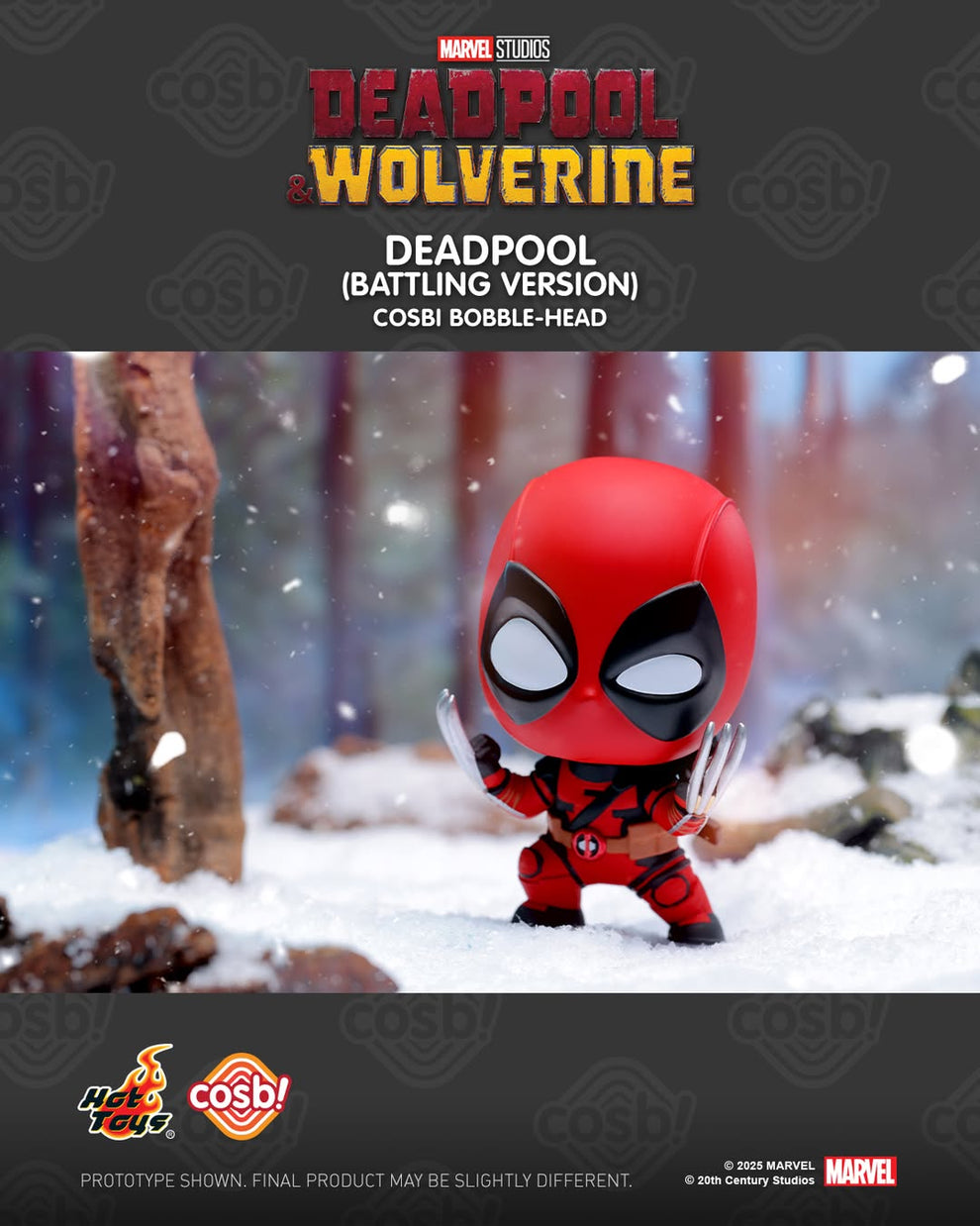 Hot Toys x COSBI Deadpool and Wolverine Bobble Head Blind Box Series ...